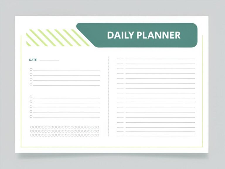 Daily Task Planner Excel Template Free Download – The Fox Click : Free ...