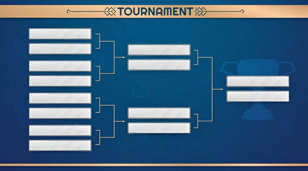 Tournament Bracket Chart Excel Template Free Download – The Fox Click ...