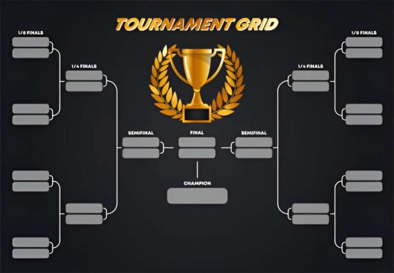 Tournament Chart Excel Template Free Download – The Fox Click : Free ...