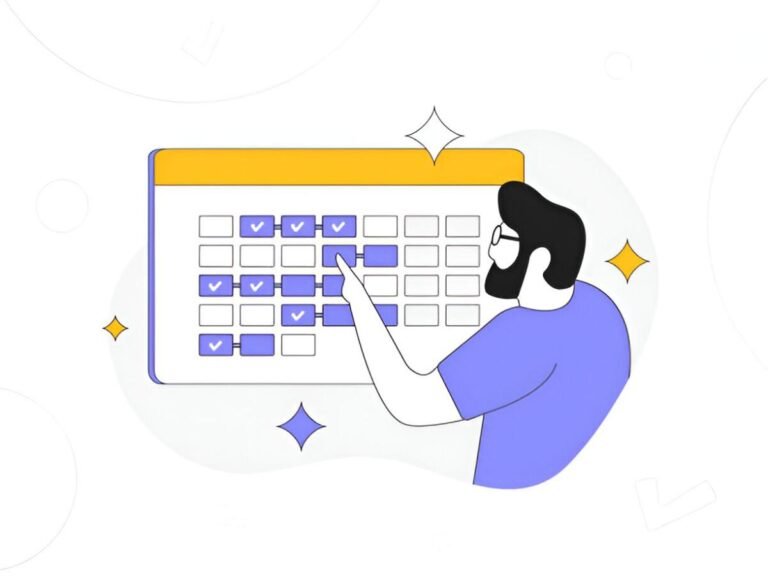Yearly Project Management Gantt Chart Excel Template Free Download ...