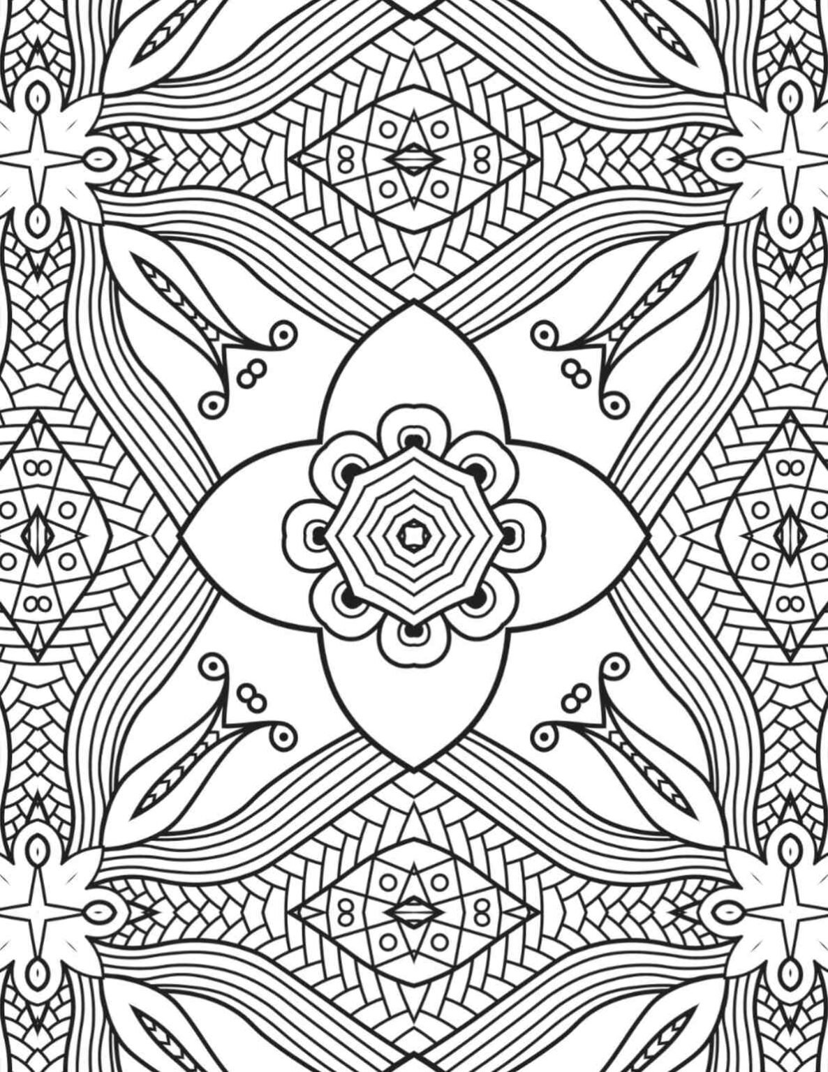 Unlock Your Focus: The Free “Mystic Weave” Abstract Mandala for ...