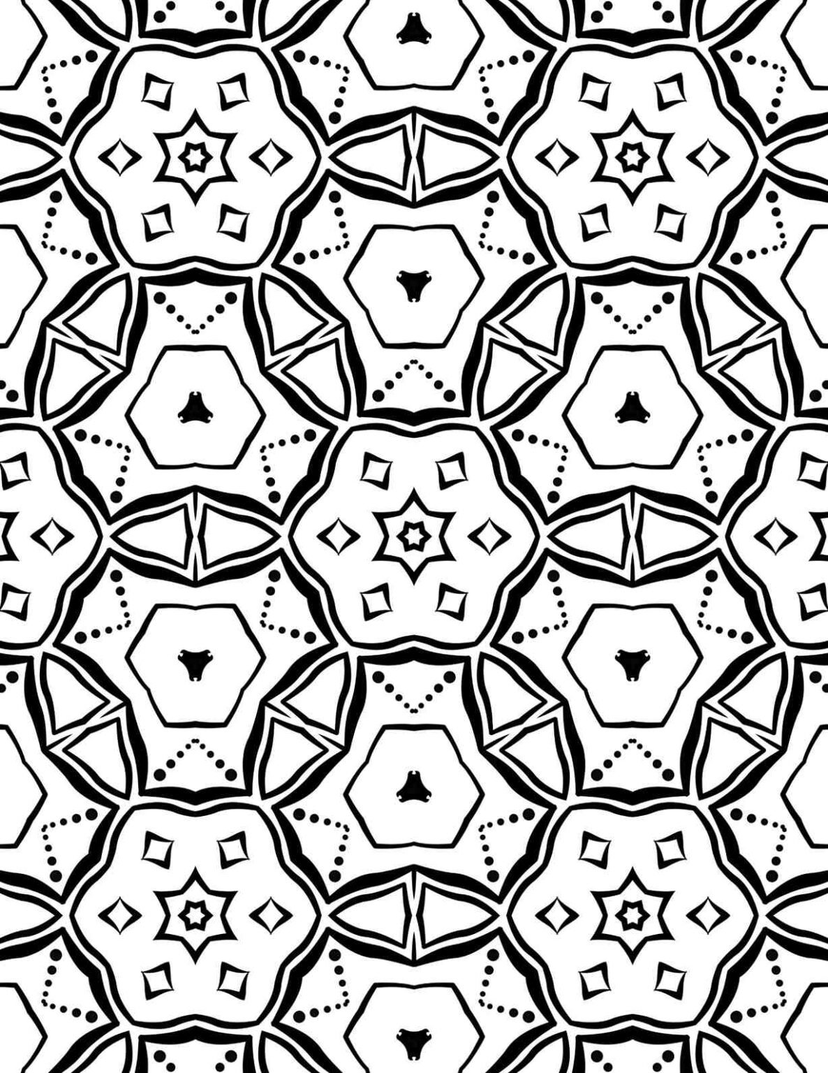 Celestial Grid Mandala: Free Geometric Pattern for Creative Exploration ...